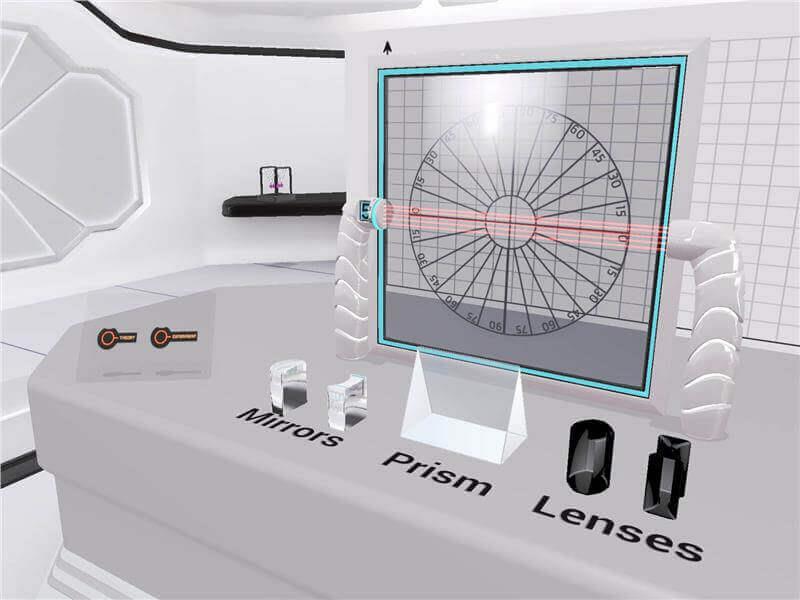 VRLab Academy | Laser Optics Experiment